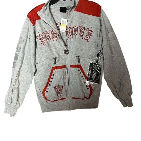 Blac Label | Jackets & Coats | Blac Label Mens Gray Quilted L Studded ...